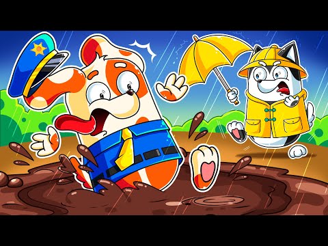 Un Día de Mala Suerte del Policía Hoo Doo | Dibujos Animados | PowerPup Hoo Doo