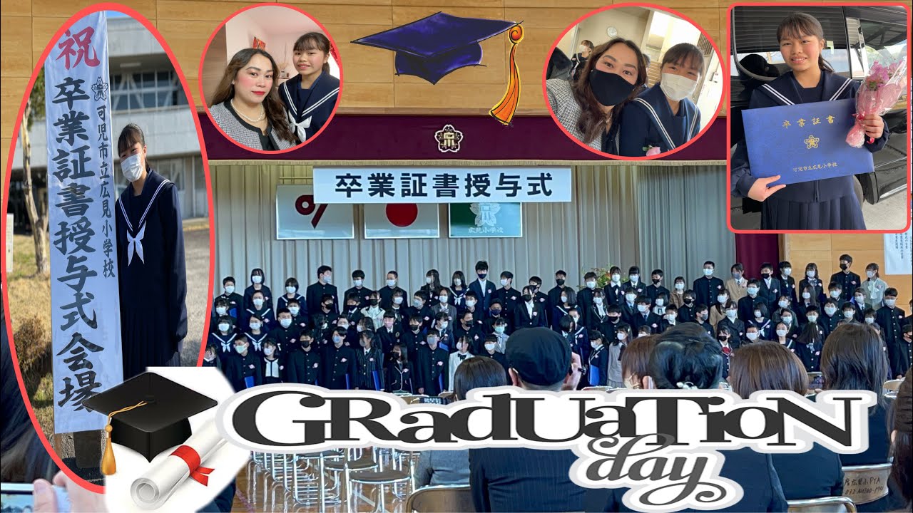 JAPAN ELEMENTARY GRADUATION CEREMONIES//GRADUATION RITES IN JAPAN👩‍🎓🎉 ...