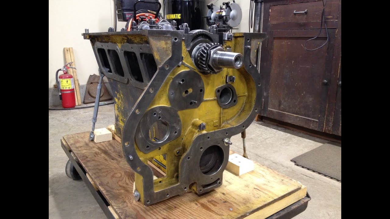 Caterpillar D2 #5J1113 Diesel Engine Assembly Ep.12: Intermediate Cover ...