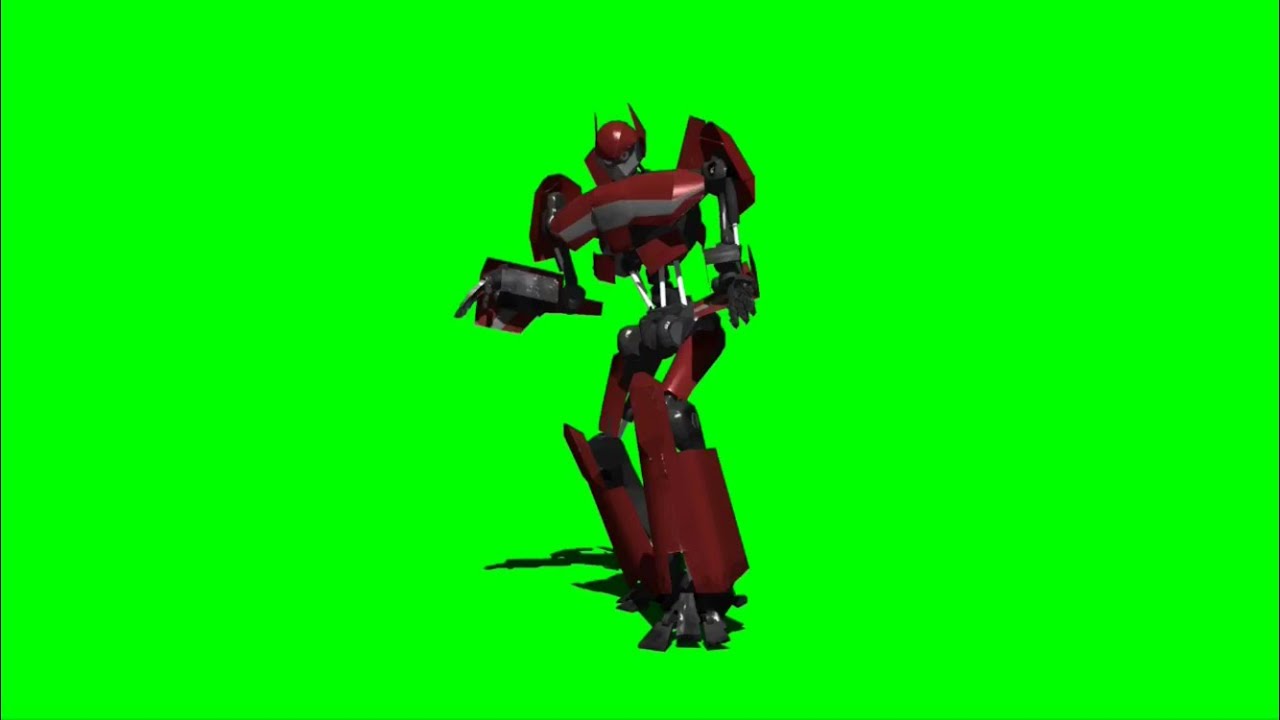 Green Screen Dancing Robot 2 - YouTube