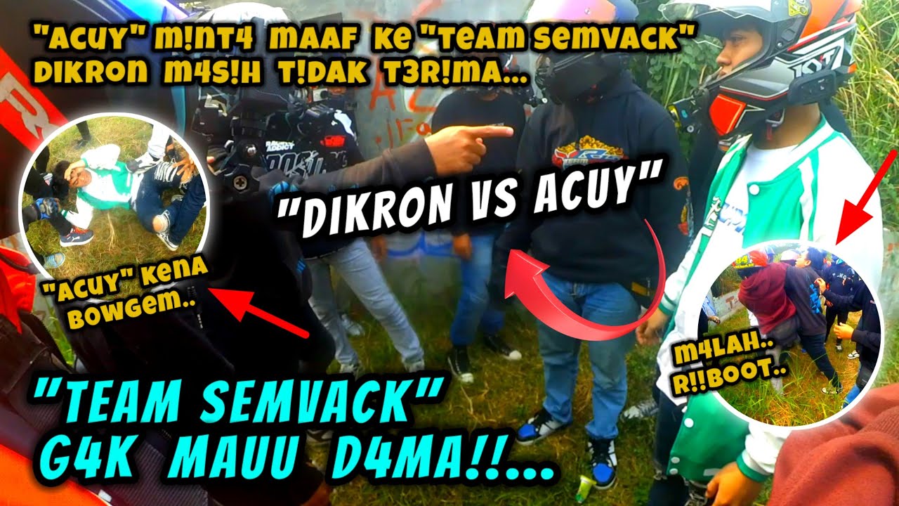 BANG JAGO‼️ACUY MV MINTA MAAF KE TEAM SEMVAK - YouTube