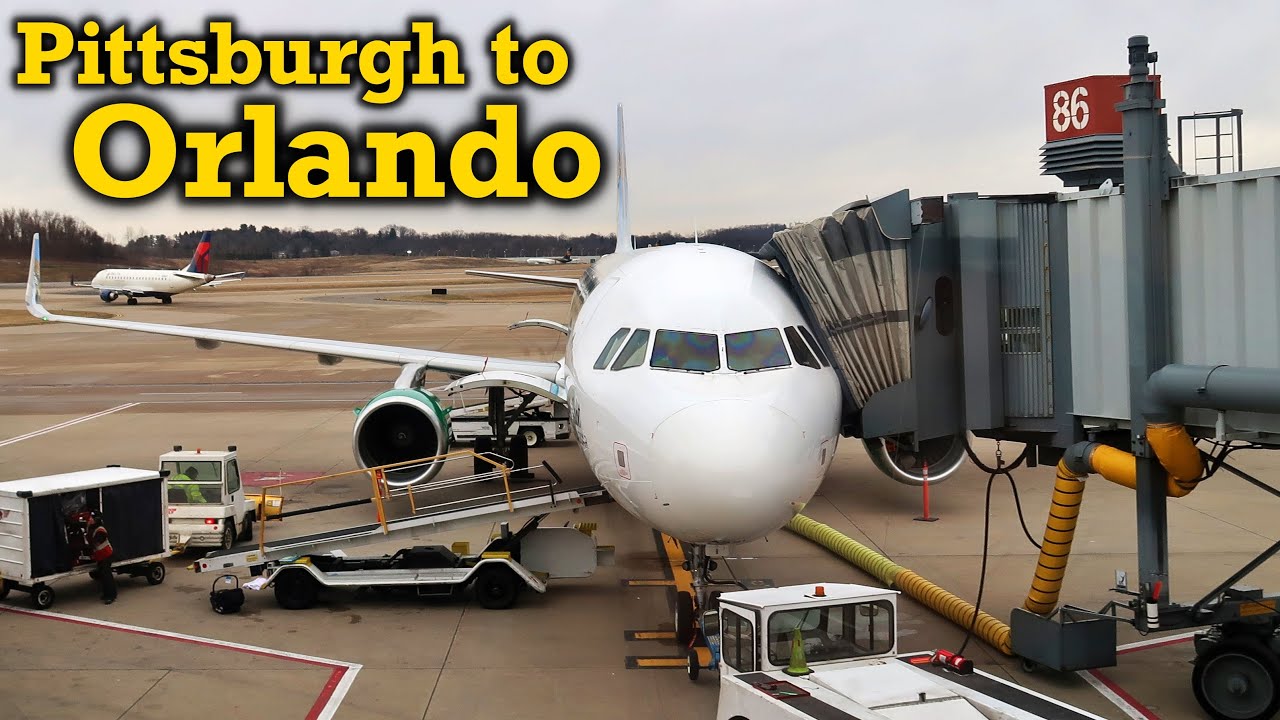 Full Flight: Frontier Airlines A321 Pittsburgh to Orlando (PIT-MCO ...