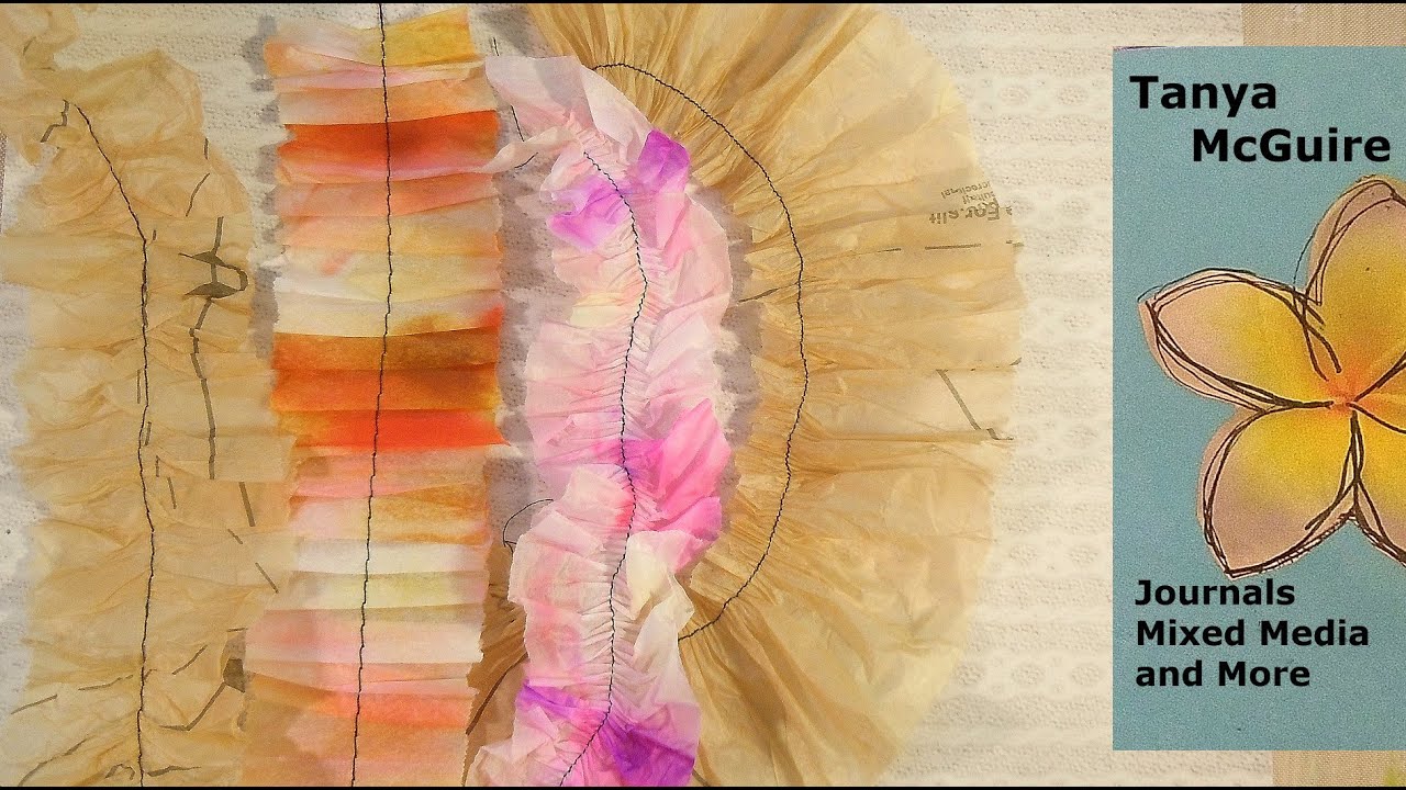 How to Make Tissue Paper Ruffles - YouTube