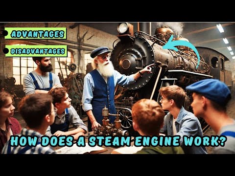 HOW DOES A STEAM ENGINE WORK? || ADVANTAGES || DISADVANTAGES - YouTube