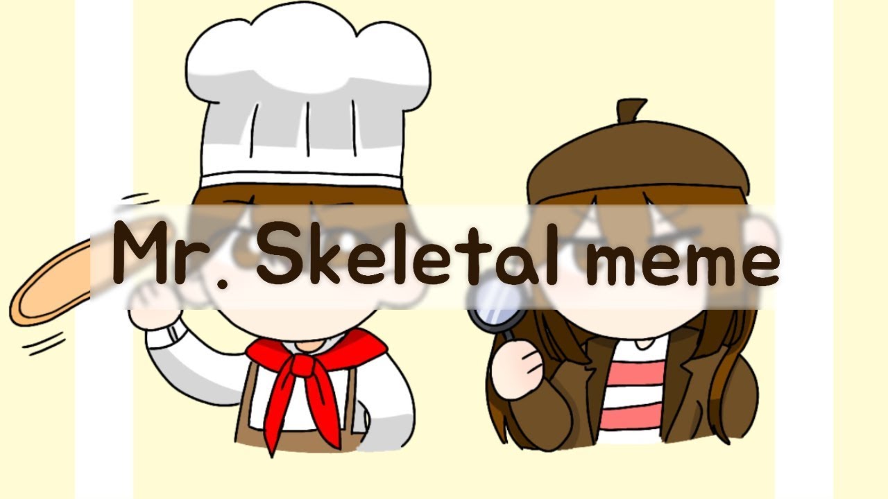 [ 샌드박스 팬무비 ] Mr. Skeletal meme(도티님&잠뜰님 ver.) - 유부초밥 - YouTube