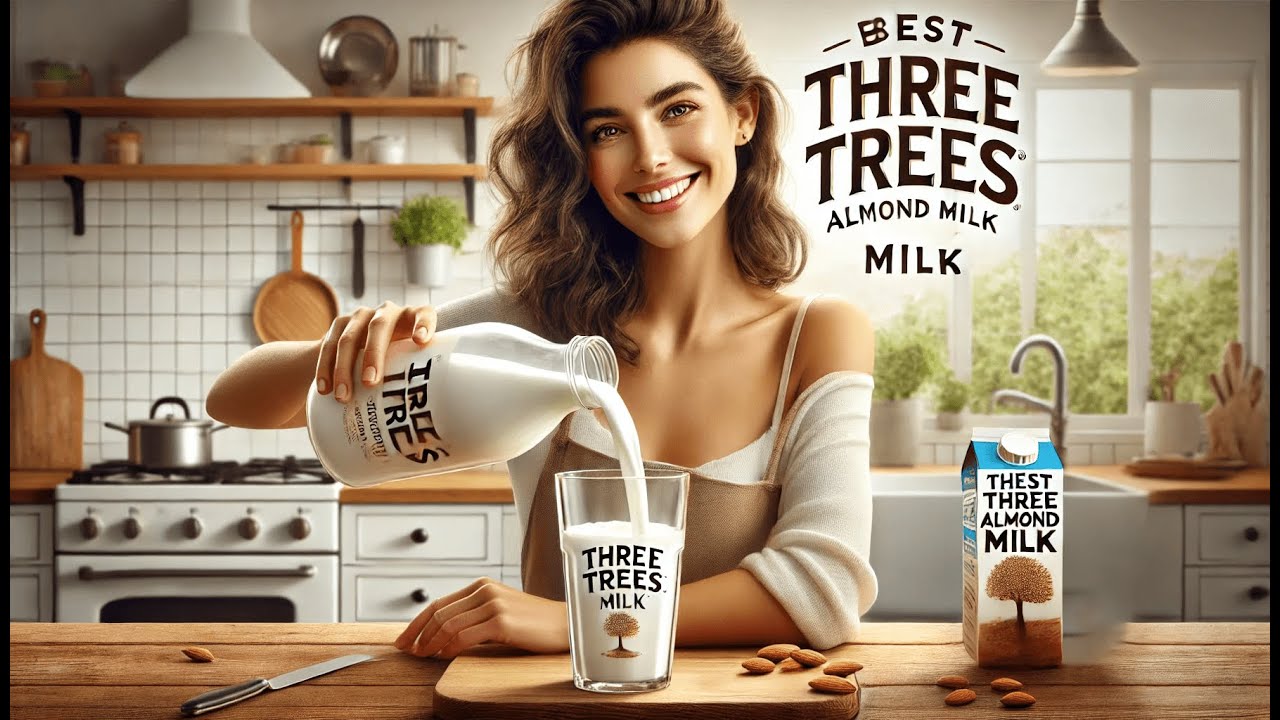 🥛 Best Three Trees Milk | THREE TREES Organic Unsweetened Almondmilk 🥛 ...