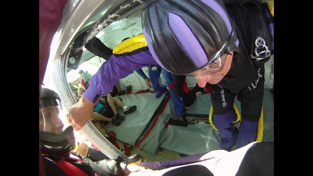 9-way Skydive Couch Exit GoPro n/edit - YouTube