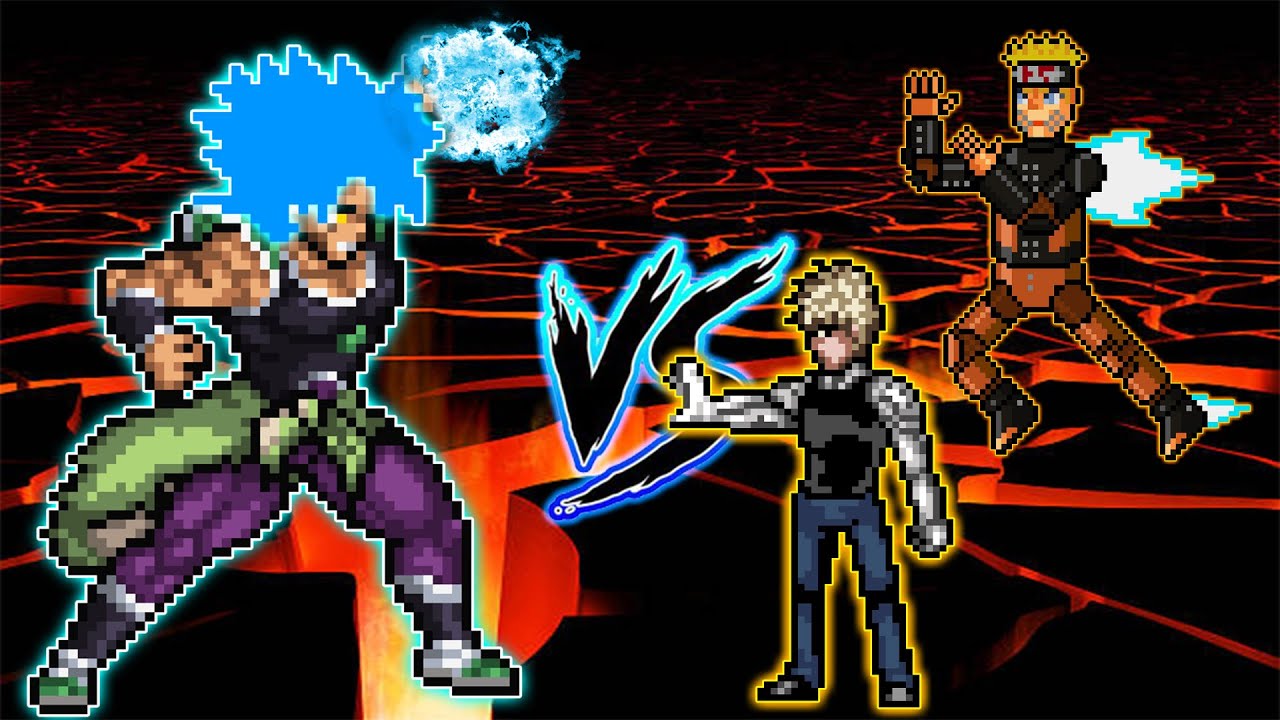 👹BROLY DBS OP V.2 VS NARUTO MECHA OP & GENOS OP IN JUMP FORCE MUGEN ...
