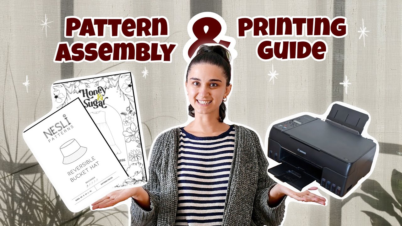 PDF Sewing Pattern Assembly & Printing Guide - YouTube