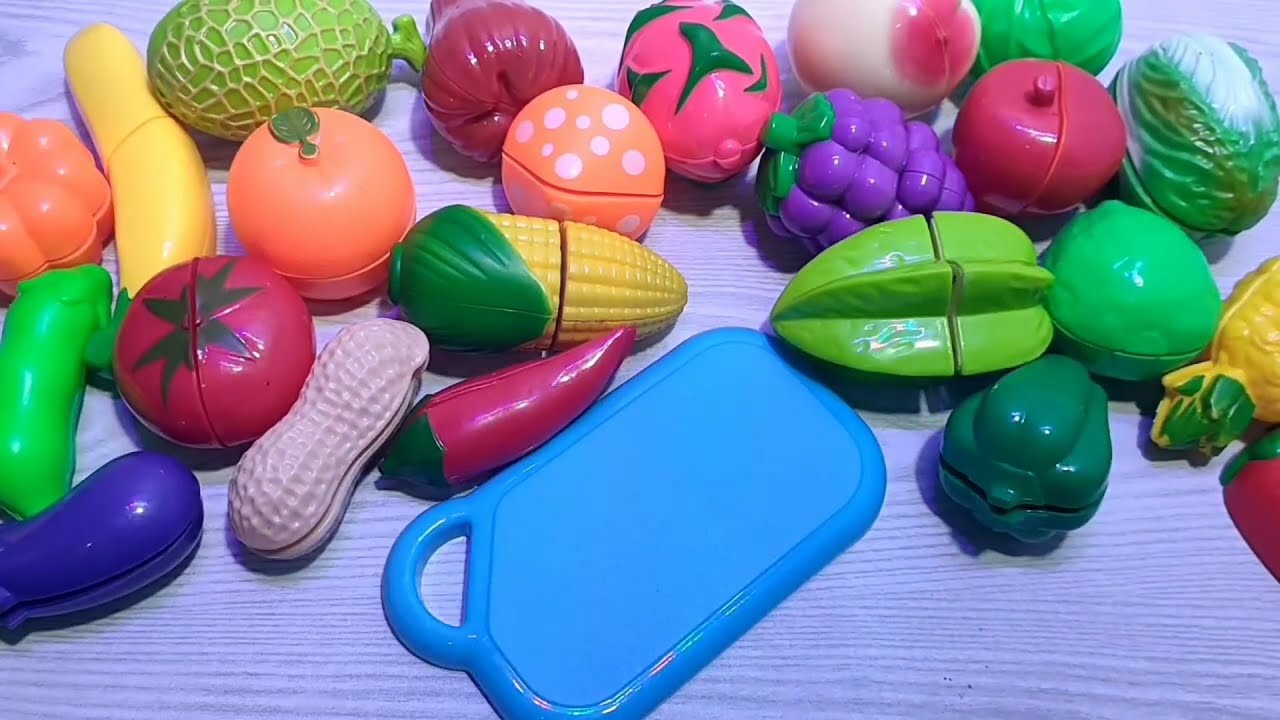 Toy ASMR | With Cutting fruits and Vegetables Starfruit, Strawberry ...