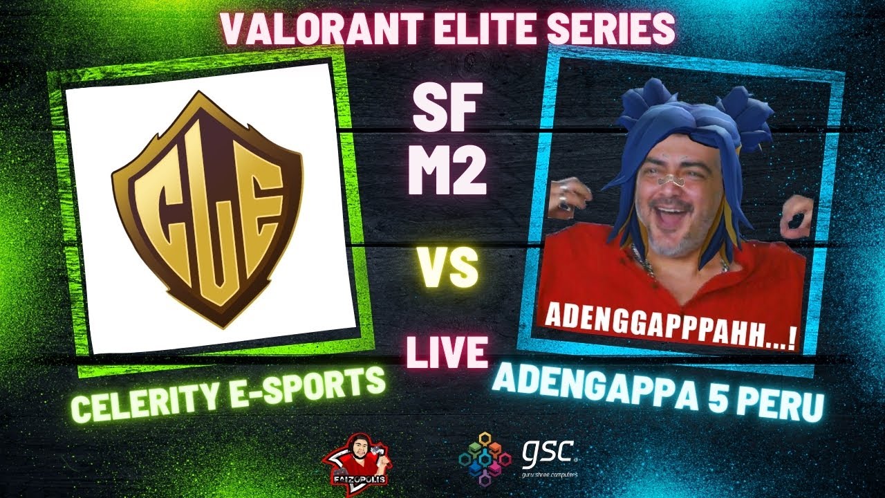 ⚔️Valorant Elite Series | Semi Finals - M2 : Celerity vs A5P| 💵Powered by guru shree Computers ...