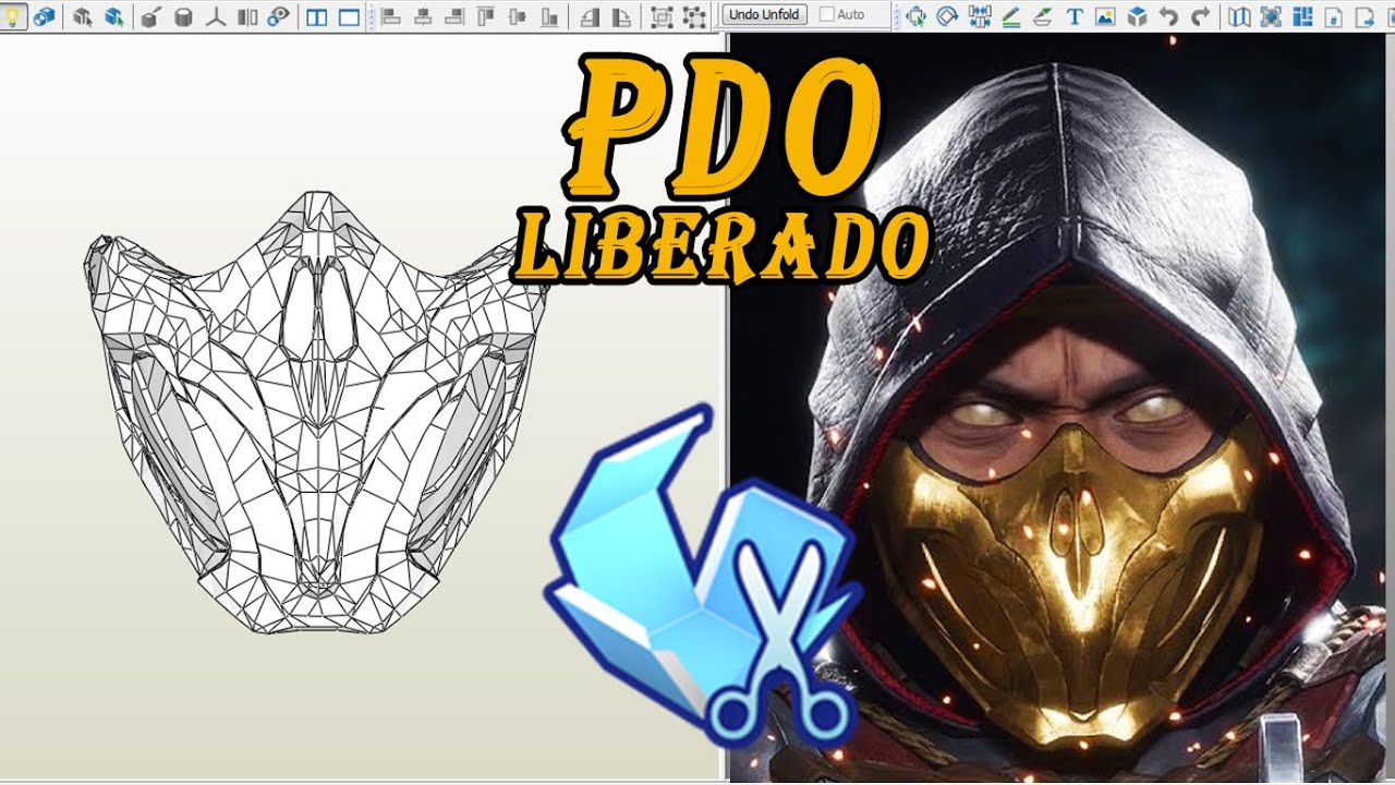 MÁSCARA SCORPION MK11 EM PEPAKURA - YouTube