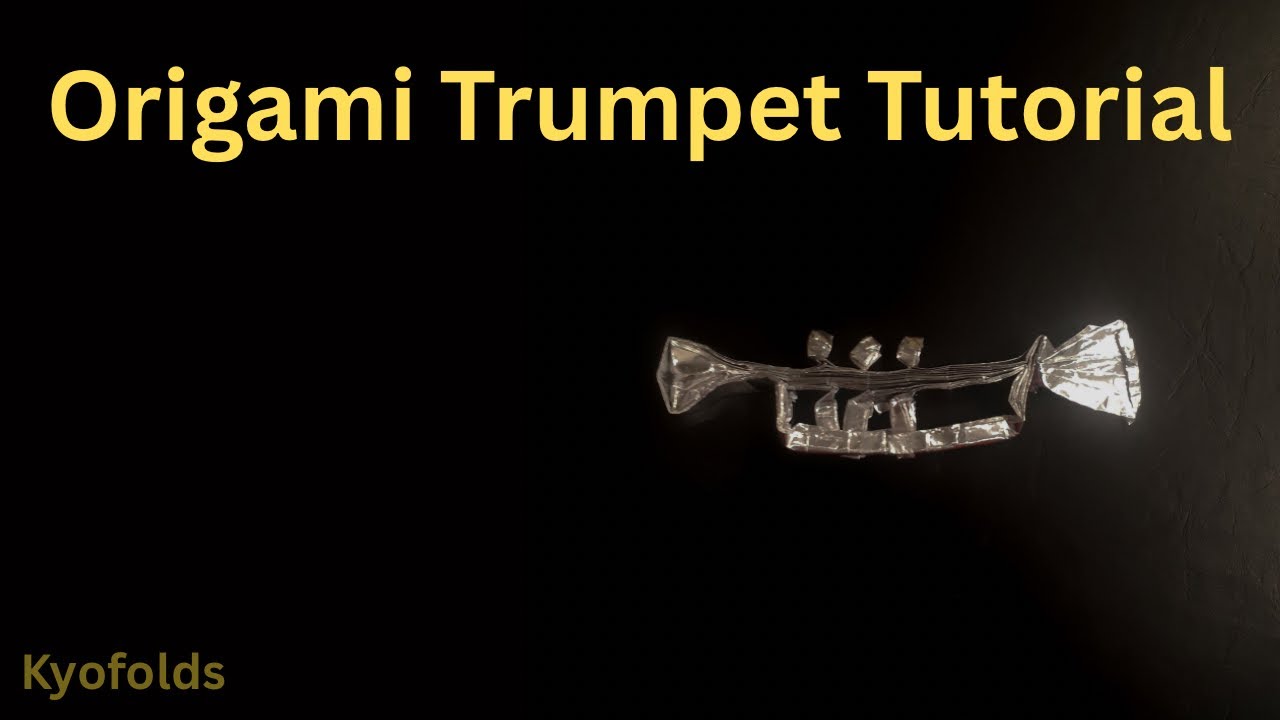 Origami Trumpet Tutorial - YouTube