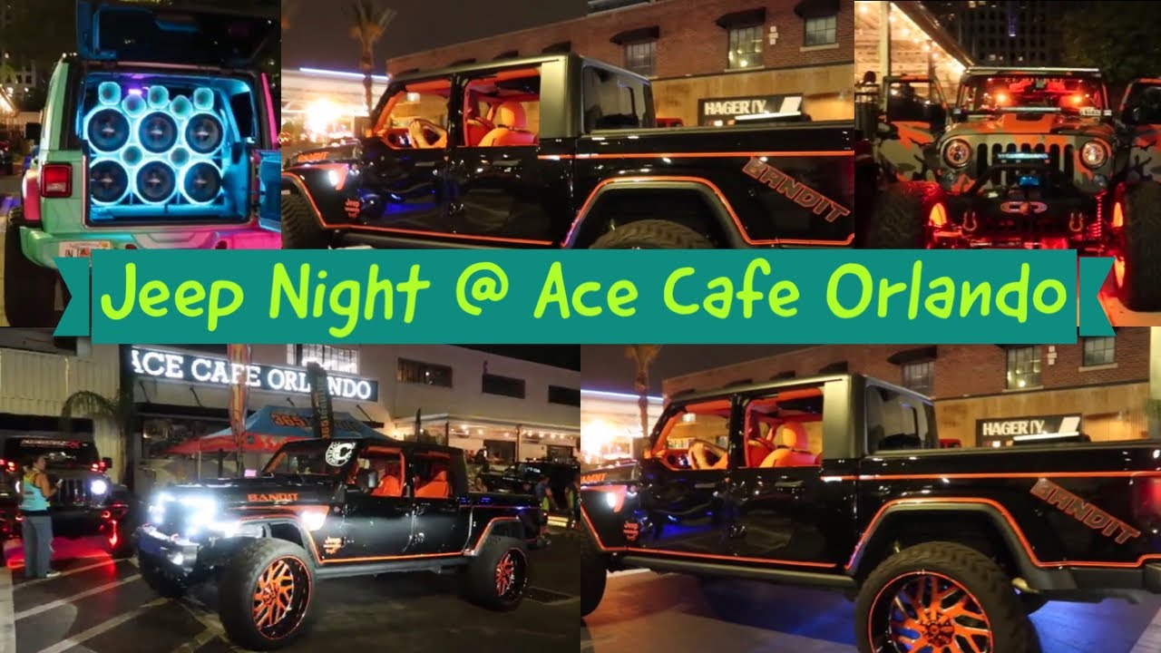 Jeep Night @ Ace Cafe Orlando - YouTube
