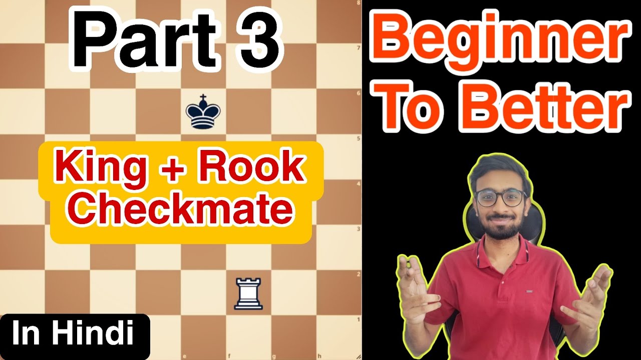 1 Rook Checkmate Technique | Beginner To Better Part 3 | Explained in ...