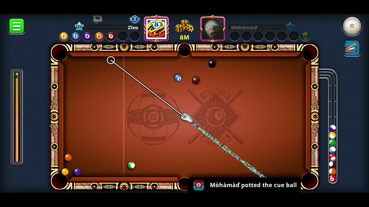 8 Ball Pool - Playing AT Rome Table - YouTube