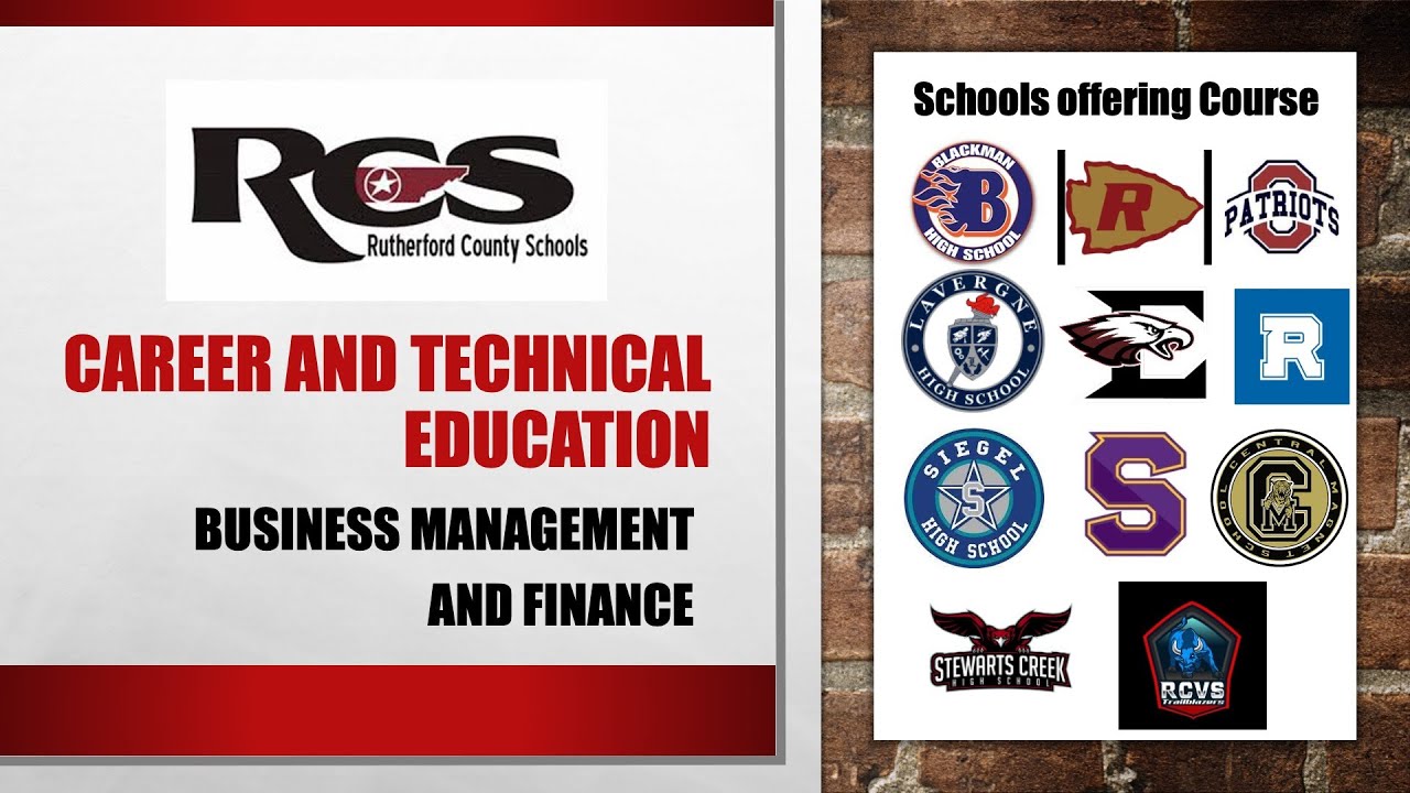 RC Schools CTE Pathway - Business Management - YouTube