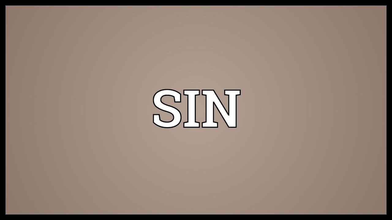 SIN Meaning YouTube sin-meaning-youtube