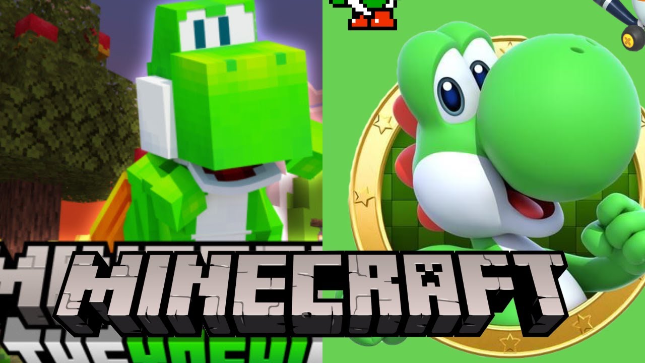 YOSHI IN MINECRAFT ADDON Showcase! Cedits To @MinecraftGamerLR - YouTube