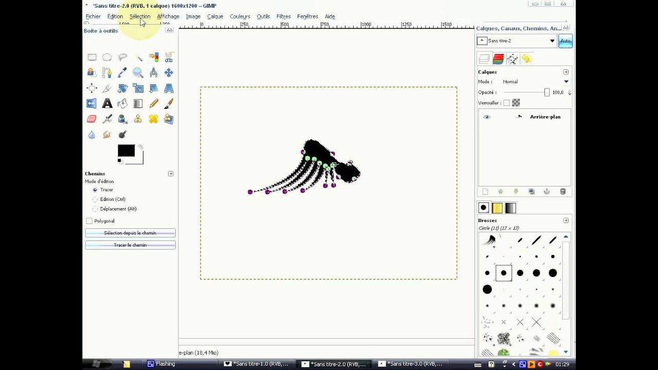 Gimp Tutorial ''how to make heart with wings'' (Watch it in Fullscreen ...