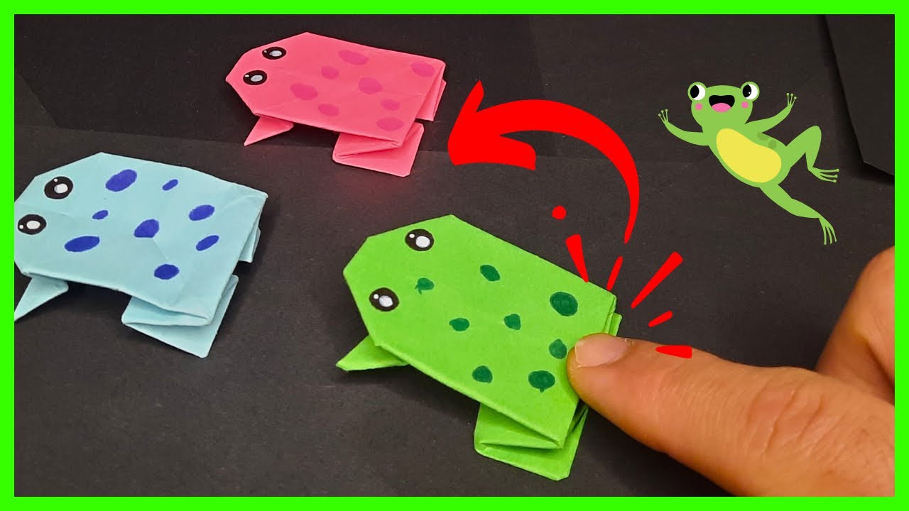 ⩥ Cómo hacer un SAPO de ORIGAMI 🐸 - YouTube
