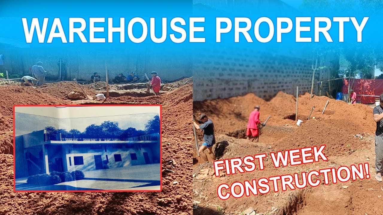 Warehouse construction tour! - YouTube