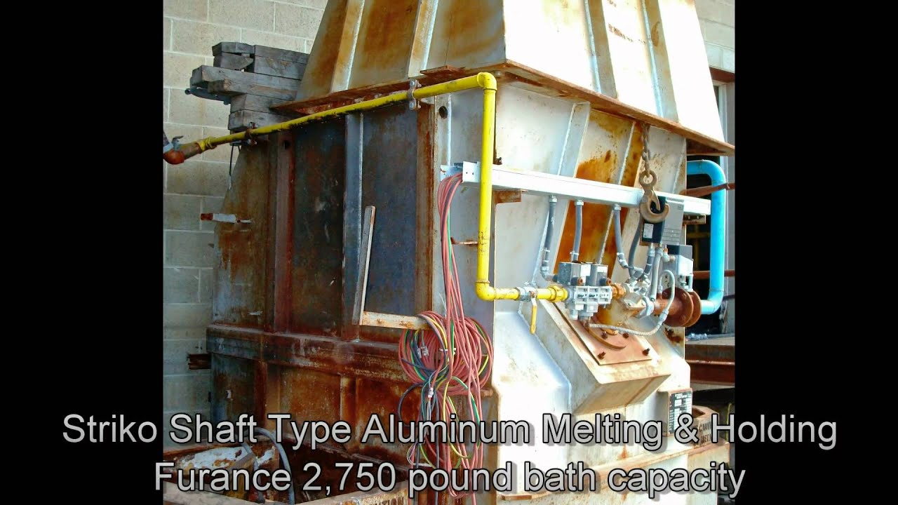 Used Striko Westomat Melting and Holding Furnaces - YouTube