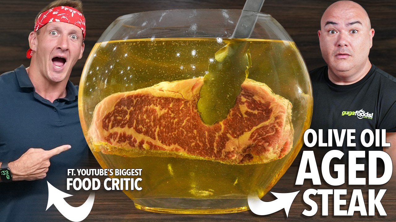 I gave a FOOD EXPERT my craziest steak! - YouTube