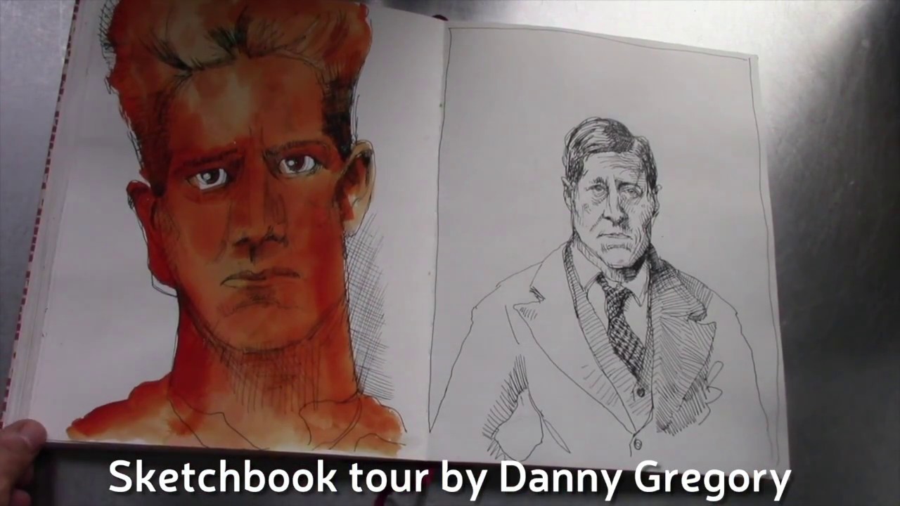 Sketchbook Tour by Danny Gregory - YouTube