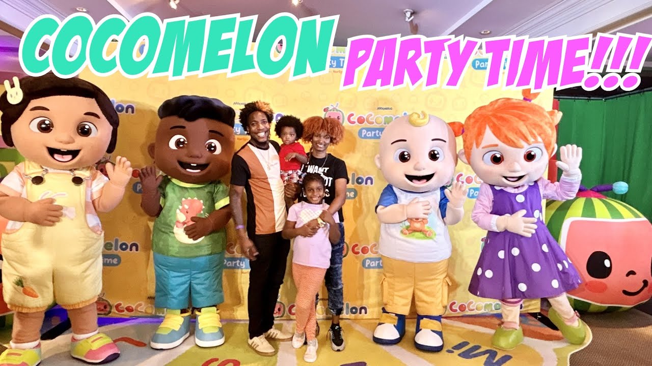 SURPRISE PARTY WITH THE COCOMELON GANG!! MY KIDS HAD NO IDEA ...