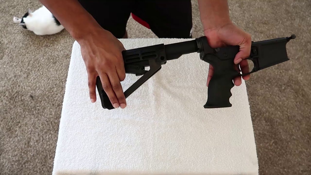 How to Install SBA4 Pistol Brace - YouTube