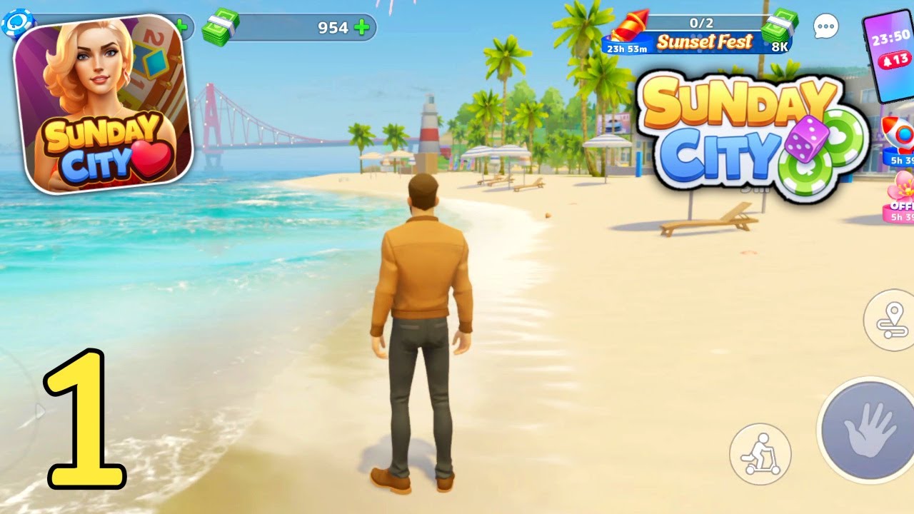 Sunday City: Sim Life Gameplay (Android,IOS) Part 1 - YouTube