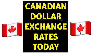 Us Dollar To Canadian Dollar Foreign Currency Exchange Rates Today 14 ...
