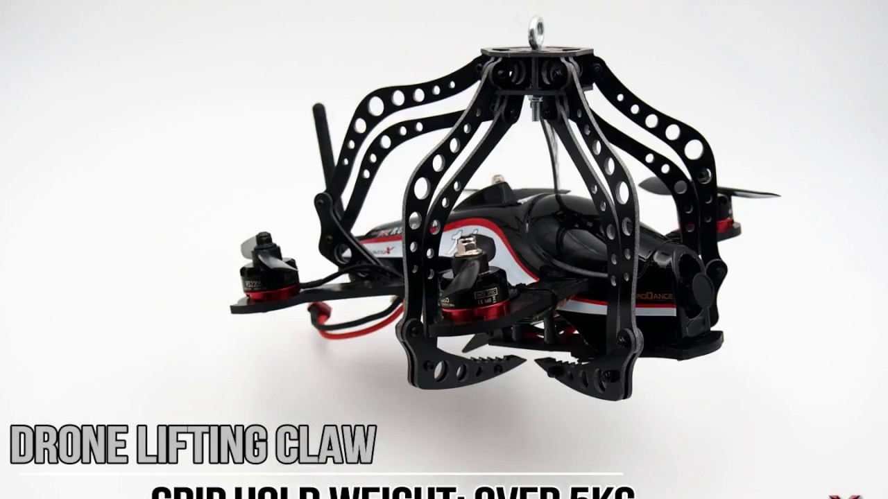 Drone Lifting Claw - YouTube