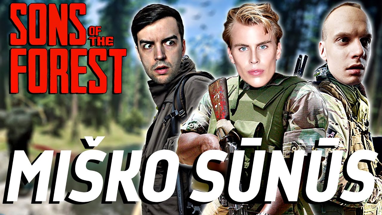 BANDYSIME IŠGYVENTI MIŠKE | Sons of The Forest su @Lauryzz ir @cestovas ...