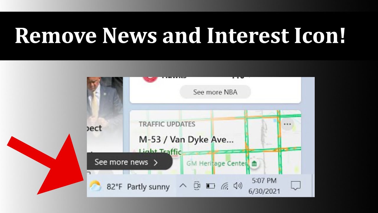 How to remove News and Interest Icon from the Taskbar in Windows 10 ...