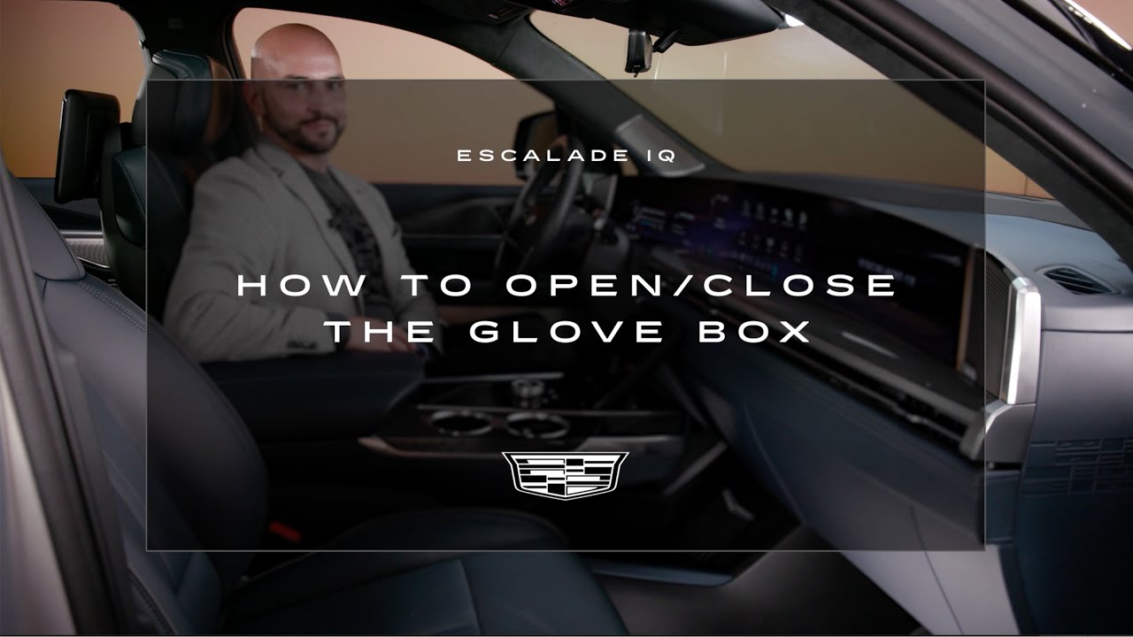 ESCALADE IQ Open/Close Glove Box | Cadillac - YouTube