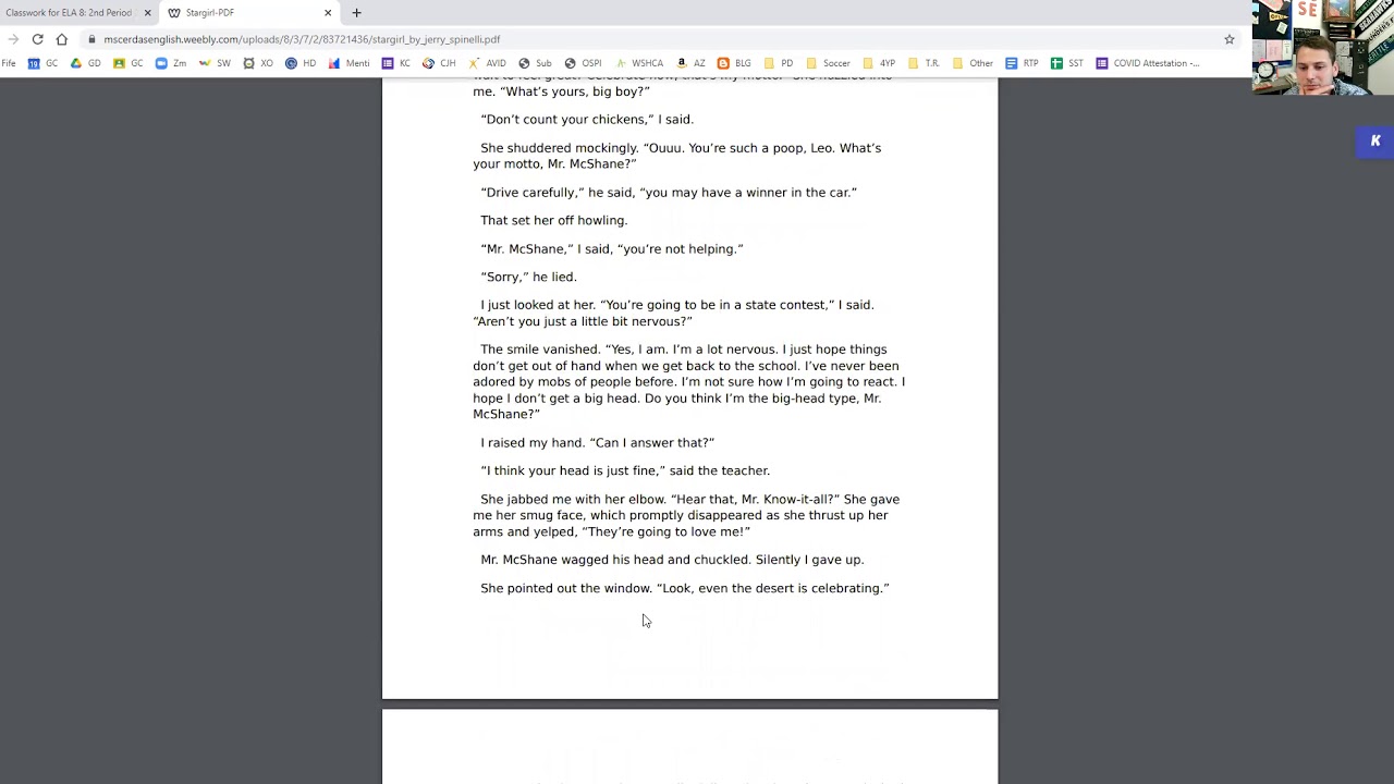 Stargirl Chapter 27 - YouTube