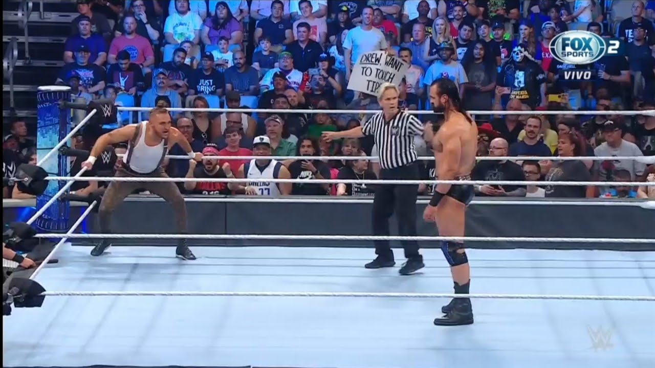 Drew McIntyre Vs Butch - WWE Smackdown 08/07/2022 (En Español) - YouTube