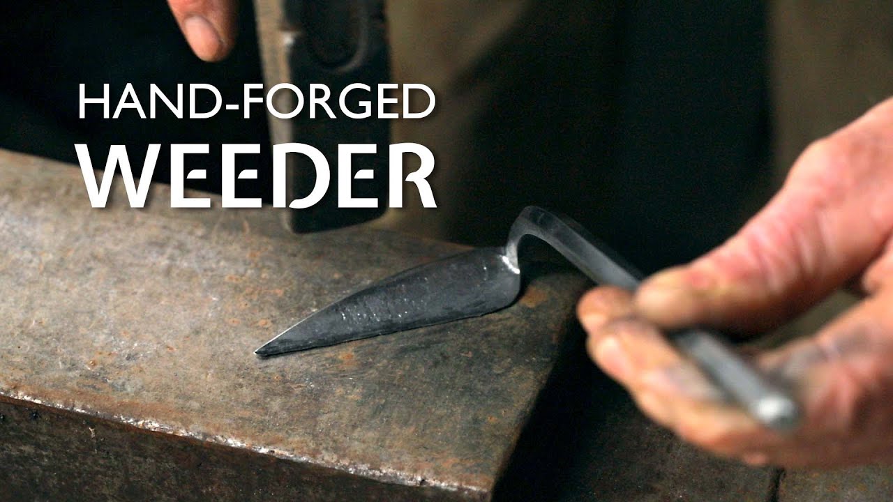 Forging a Weeder Gardening Tool | Blacksmithing Tutorial - YouTube