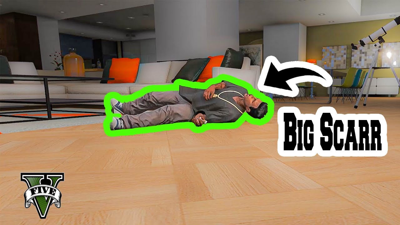 Big Scarr death recreated in GTA 5 - YouTube