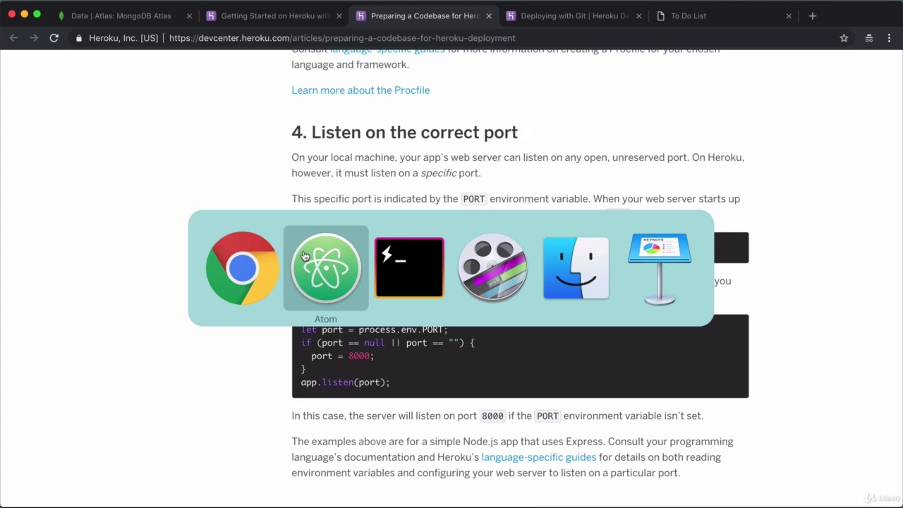 272 Deploying An App With A Database To Heroku Youtube