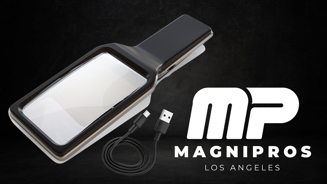 Showcasing-The 6X Rechargeable Magnifying Glass with LED Lights ...