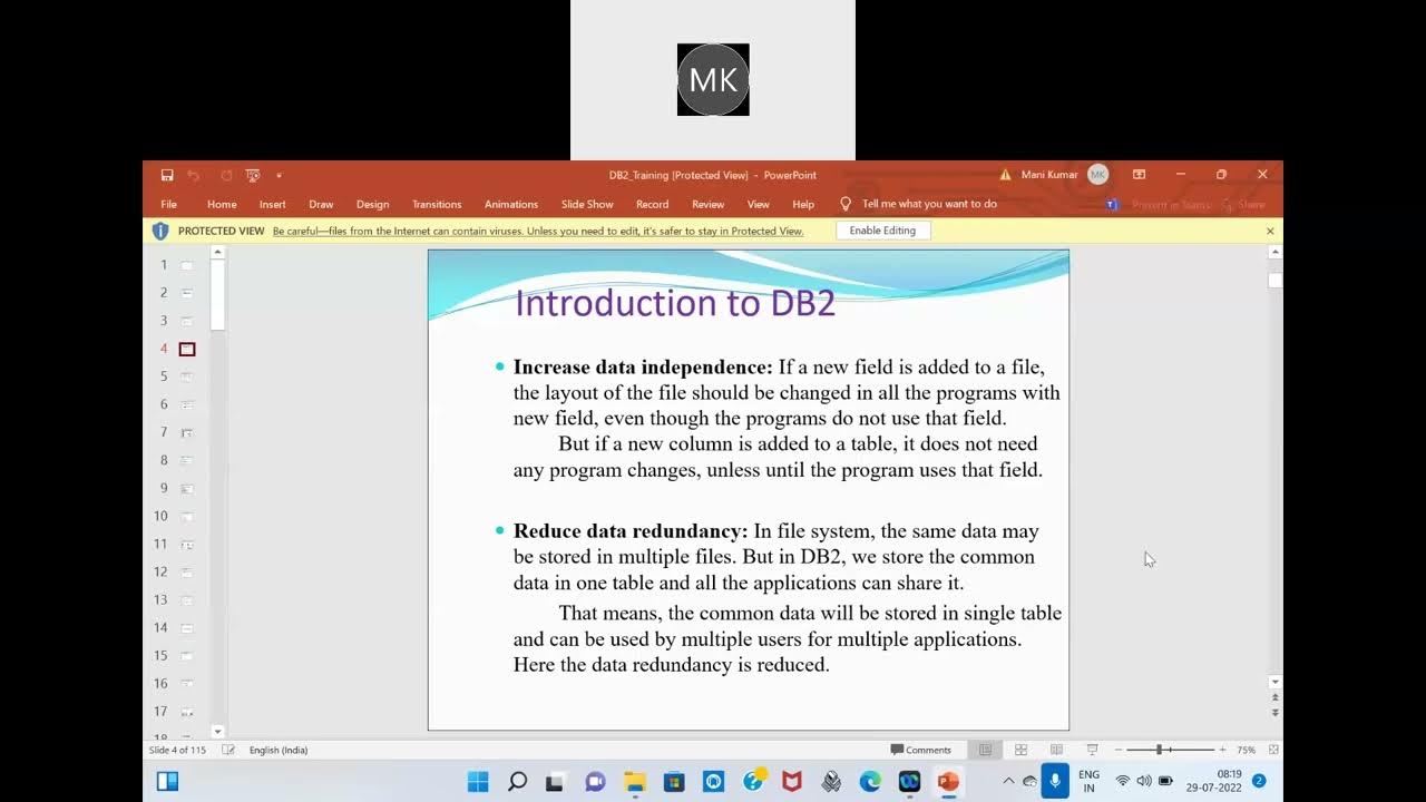 1 Mainframe Db2 Introduction Db2 Youtube
