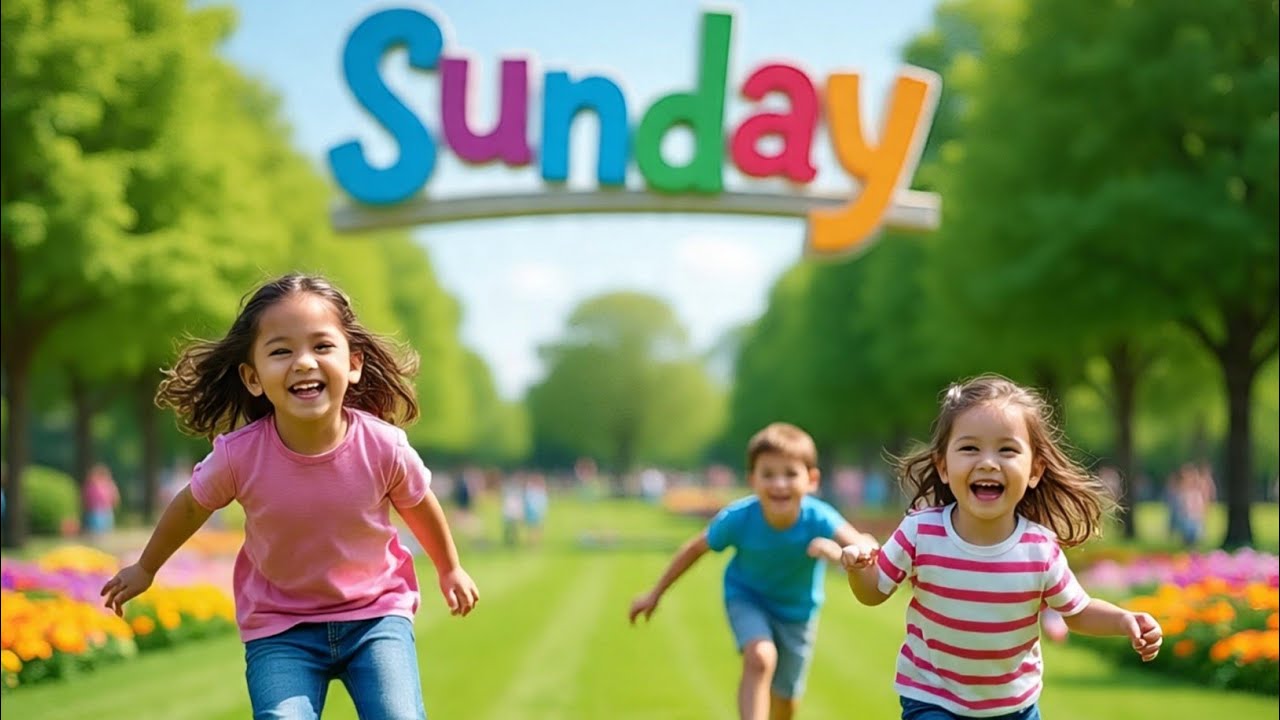 Fun Sunday Monday Rhyme for Kids: Sing Along and Learn - YouTube