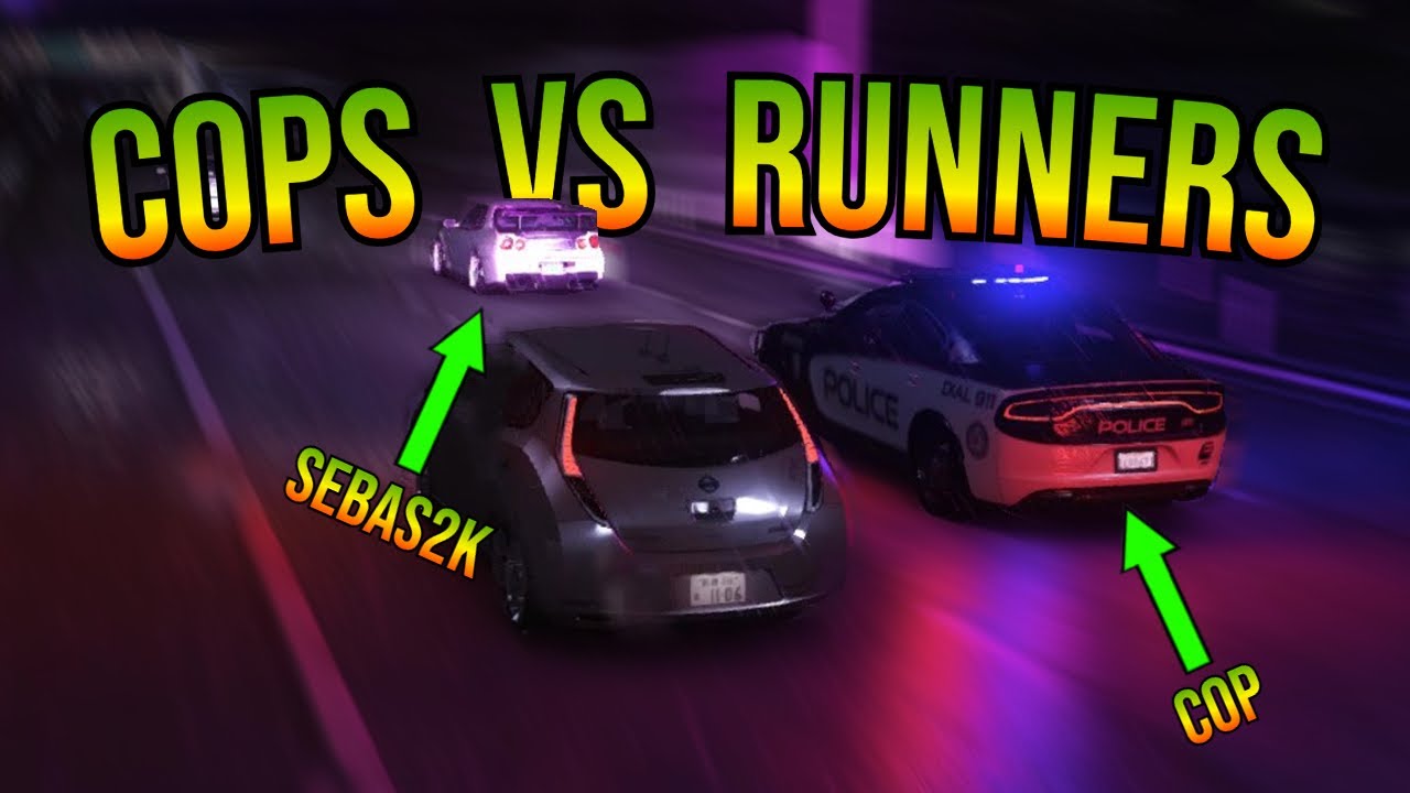 Cops Vs Runners In Assetto Corsa! - YouTube