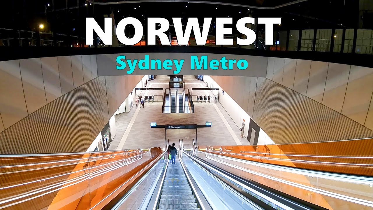 NORWEST Metro Station - Sydney Australia | Sydney Metro - YouTube