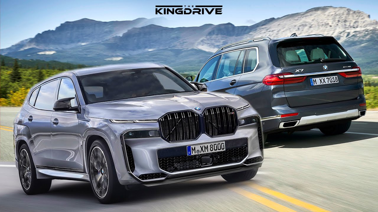 Рестайл BMW X7 и озверевший BMW X8M против Lamborghini Urus - YouTube