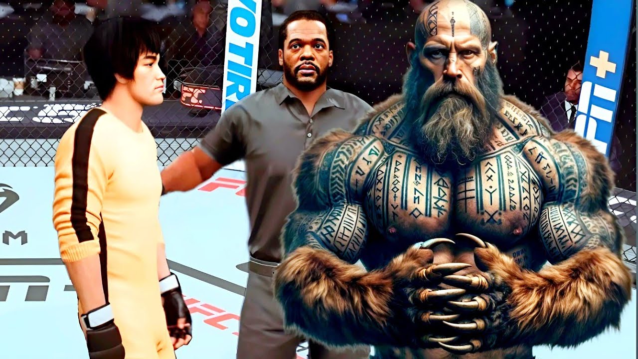 PS5| Bruce Lee vs. Wolverine Viking (EA Sports UFC 5) - YouTube