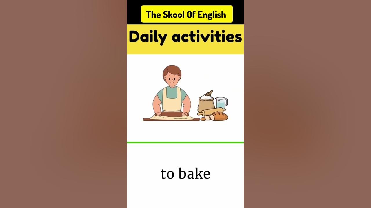 Learn Daily Activities In English education english shorts learn-daily-activities-in-english-education-english-shorts